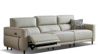 China Italian Light Luxury Modern Electric Leather Sofa, Comfortable PU Leather Sofa,  288/300/320/340*95*88CM for sale