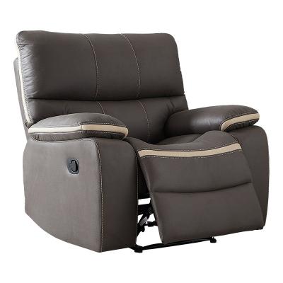 China Louis Denny Simple Leisure Multifunctional Genuine Leather Electric Recliner Lazy Living Room Sofa for sale