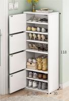 China Multi-Layer Large-Capacity Dust-Proof Home Entrance Shoe Cabinet for sale