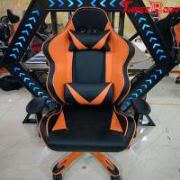 China Portable Racing Gaming Chair High Density Foam Height Adjustable For Lumbar Protection for sale