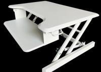 China Ergonomic Techniques Modern Computer Desk 800 * 520mm In Black / White for sale