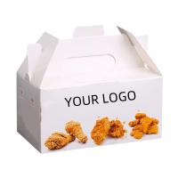 China Custom Biodegradable Fried Chicken Long Box Lid Box Influencer Box Supplier Eco Friendly Food Packaging for sale