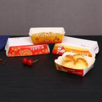China Custom Biodegradable Fried Chicken Long Box Lid Box Influencer Box Supplier Eco Friendly Food Packaging for sale