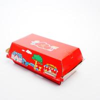 China Wholesale Customized Printing logo Eco-friendly Biodegradable Disposable Fast Food Long Burger Packaging Box for sale