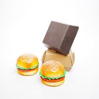 China Low Price Customized Printing logo Eco-friendly Biodegradable Disposable Fast Food Burger Box for sale