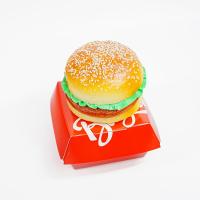 China Low Price Customized Printing logo Eco-friendly Biodegradable Disposable Fast Food Burger Box for sale