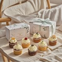 China Wholesale Custom logo Baking Kraft Paper Bread Cake Packaging Gift Cake Gift Box with Ribbon for sale