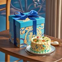 China Luxury Customized Logo Baking Cake Food Grade Packaging Box Cake Preparation Cake Gift Box for sale