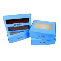 China High Quality Custom Printed logo Baking Cupcake Gift Box with Transparent Window for sale