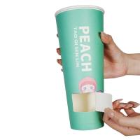 China Customized Printing Eco-friendly Disposable Fast Food Surprise Mysterious Blind Box Large Paper Coffee Blind Box Milk Tea Cup for sale