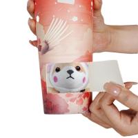 China Wholesale Custom logo Size Surprise Cup Milk Tea Coffee Blind Box Milk Tea Paper Cup for sale