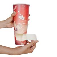 China Wholesale Custom logo Size Surprise Cup Milk Tea Coffee Blind Box Milk Tea Paper Cup for sale