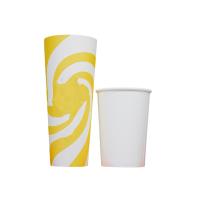 China Low Price Custom Printing Surprise Blind Box Coffee Milk Tea Paper Cup with Large Capacity and Compartment for sale