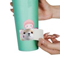 China Low Price Custom Printing Surprise Blind Box Coffee Milk Tea Paper Cup with Large Capacity and Compartment for sale