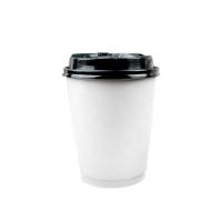 China Wholesale Customized logo Food Grade Eco-friendly Pulp Non Plastic Water-based Coating Hot Drinks Coffee Milk Paper Cups for sale