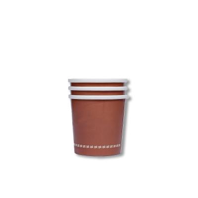 China Customized Personalized Design Size Eco-friendly Biodegradable Disposable Coffee Hot Drink Paper Cup for sale