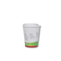 China Wholesale Customized logo Size Eco-friendly Recyclable Plastic Free Disposable Coffee Hot Drink Cups for sale