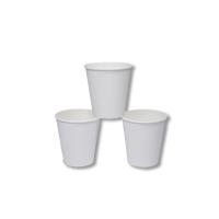 China Eco-friendly Custom Size logo 100% Biodegradable Plastic Free Water-based Coating Customized Disposable Coffee Paper Cup for sale
