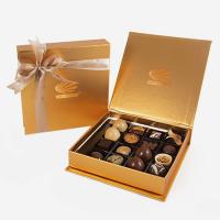 China Wholesale Customized Luxury logo Chocolate Truffle Kraft Paper Packaging Box Chocolate Gift Box for sale