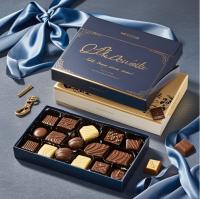 China Wholesale Customized Luxury logo Food Grade Chocolate Truffle Kraft Paper Packaging Box Chocolate Gift Box for sale