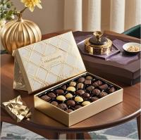 China Wholesale Customized Luxury logo Chocolate Packaging Box Chocolate Gift Box with Ribbon for sale