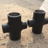 China Customized Four Way Seamless Gas Pipe Fittings With Alloy Steel For Industrial Applications for sale