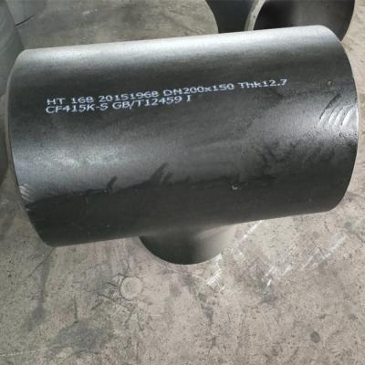 China A234 WPB ASTM Standard Seamless Pipe Fittings Carbon Steel Tee Equal Diameter Tee Sch10-Sch160 for sale