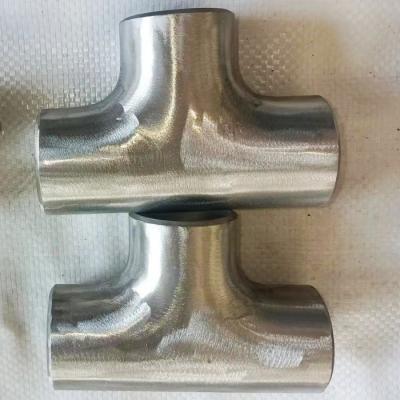 China ASME/ANSI B16.9 Seamless Pipe Fittings SS Reducing Tee 304 Stainless Steel Tee for sale