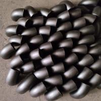 China 20# Carbon Steel Seamless Pipe Fittings 45 Degrees Long Radius Short Radius Elbow for sale