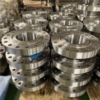 China ASME B16.5 SA105 Carbon Steel Forged Steel Flange Welded Neck Roundness for sale