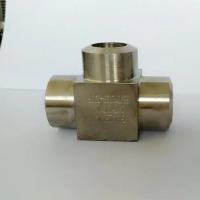 China NPT Threaded Socket Weld Tee 20# for sale