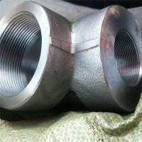 China A105 Carbon Steel Socket Pipe Fittings Tee MSS SP-97-2019 Standard for sale
