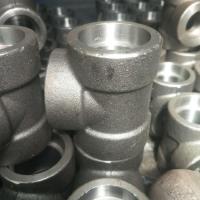 China A105 Carbon Steel Socket Pipe Fittings Tee MSS SP-97-2019 Standard for sale