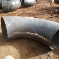 China Thick Wall Butt Welded Pipe Fittings 90 Degree Welded Elbow Q235B for sale