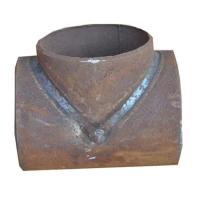 China Large Diameter Butt Weld Tee High Pressure 254smo 904l for sale