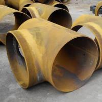China Large Diameter Butt Weld Tee High Pressure 254smo 904l for sale