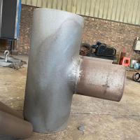China 304 Butt Welded Stainless Steel Tee Corrosion Resistance Customized for sale
