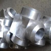 China Forged Steel Tee Fittings 304 316 Stainless Steel 2000LB-9000LB for sale