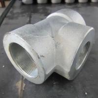 China Forged Pipe Parts 9000LB Carbon Steel Tee Customized for sale