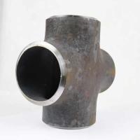 China Welded Joint Stainless Steel 4 Way Tee DN50-DN1200 Metal Pipe Fittings for sale
