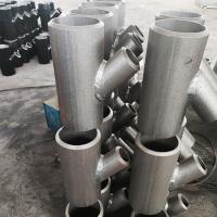 China ASME B16.9 Seamless Tee Fittings Stainless Steel 316L Material Sch10-160 Wall Thickness for sale