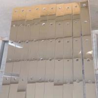 China Rectangular Aluminum Steam Blowing Target Plate 5-10mm Silver Color for sale