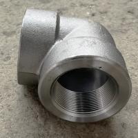China 90° Elbow DN25 CL3000 With Internal Thread Socket Welding Forged High Pressure Pipe Fittings for sale