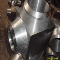 China Galvanized Stainless Steel SW Socket Pipe Fittings Pressure Rating Up To 9000LB Forged Tee for sale