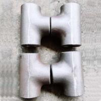 China Carbon Steel Thick Wall Large Diameter Butt Welding Tee Φ1020*16 for sale
