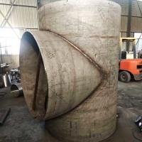 China Q345 Butt Welding National Standard Large Diameter Welding Tee Corrosion Resistance for sale