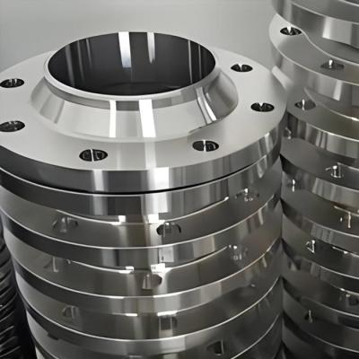 China Anti Corrosion Silver Steel Flange Custom Marking For Power Station And Industry WN 3“ 300# RF A350 LF2 ASME B16.5 for sale