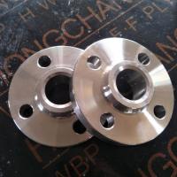 China Anti Corrosion Surface Forged Steel Flange Silver Color For Industrial Pipeline Fittings for sale