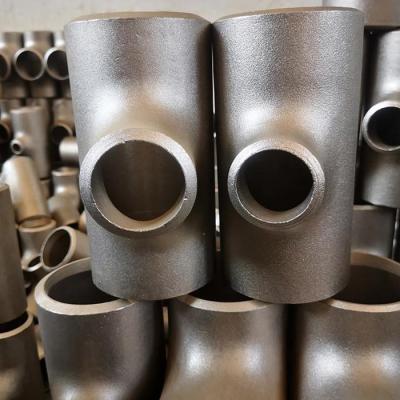 China UNS S31803 Seamless Equal Tee DN25-DN300 For Pipeline Engineering for sale