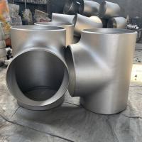 China Thick Walled Tee Equal Diameter Reducing Tee 12Cr1MoVG Alloy Steel Tee for sale
